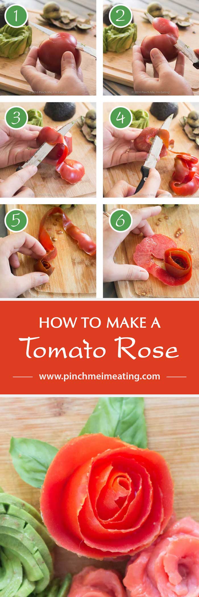 Smoked salmon, tomato, and avocado rose salad | Pinch me, I'm eating!