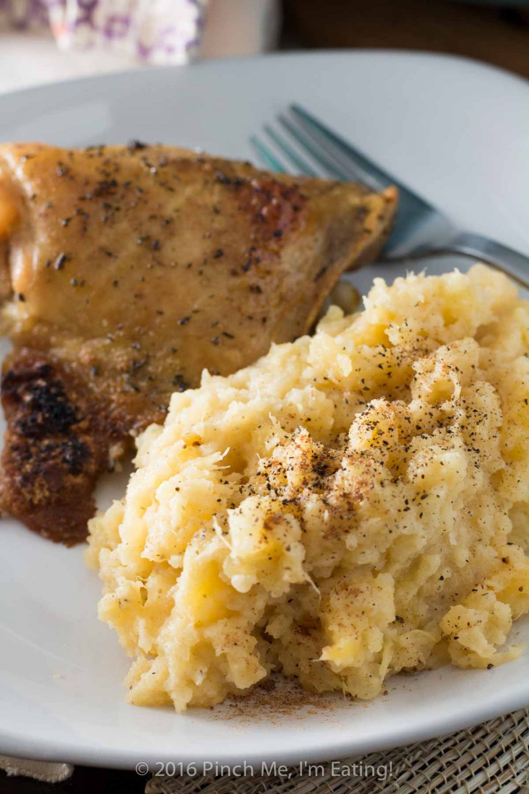 Mashed Rutabaga with Nutmeg - Pinch me, I'm eating