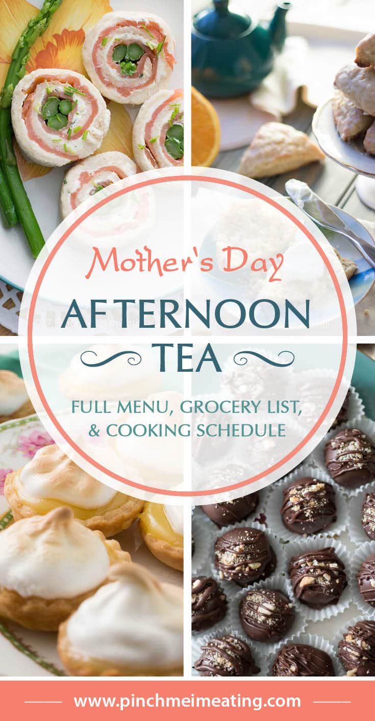 Mother's Day Afternoon Tea Menu | Pinch me, I'm eating!