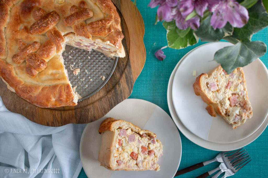 Easy Pizza Rustica (Traditional Italian Easter Pie or Pizzagaina)