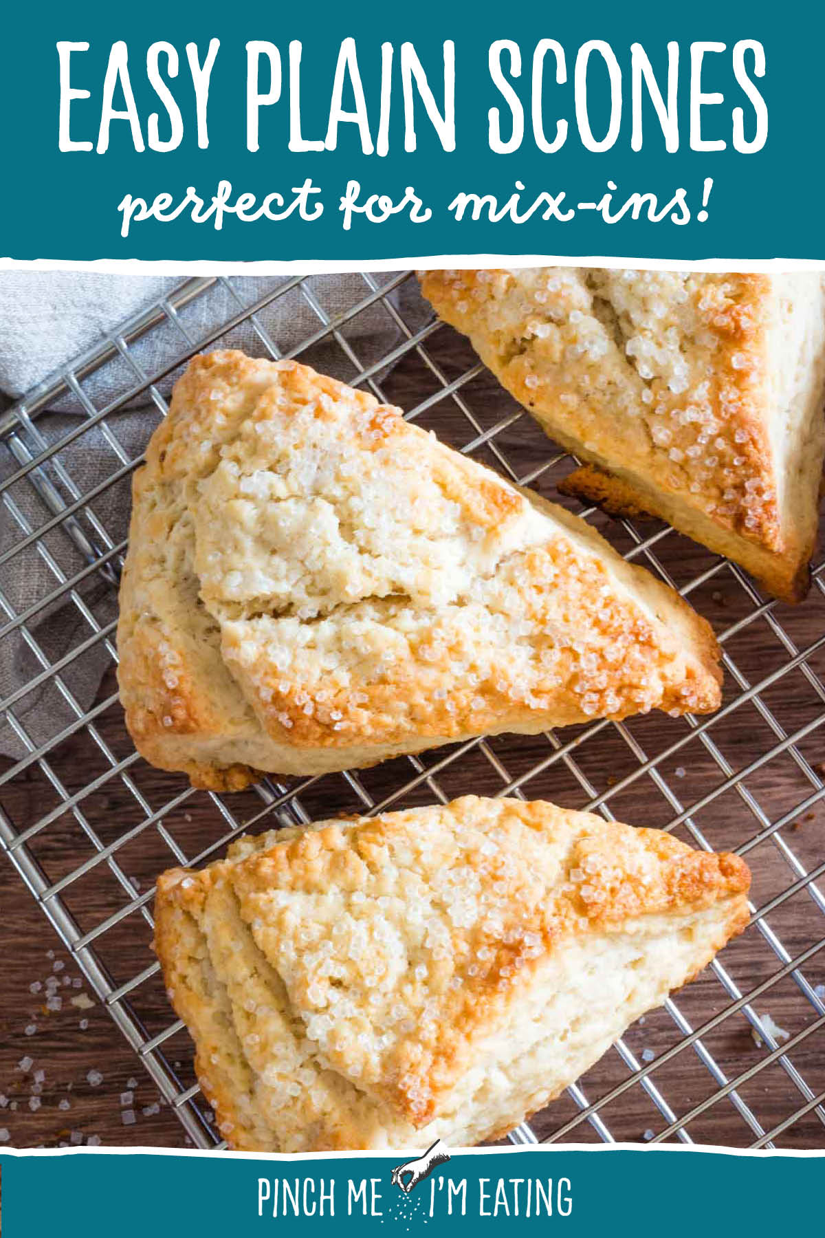 Easy Plain Scones (Basic Recipe) - Pinch me, I'm eating