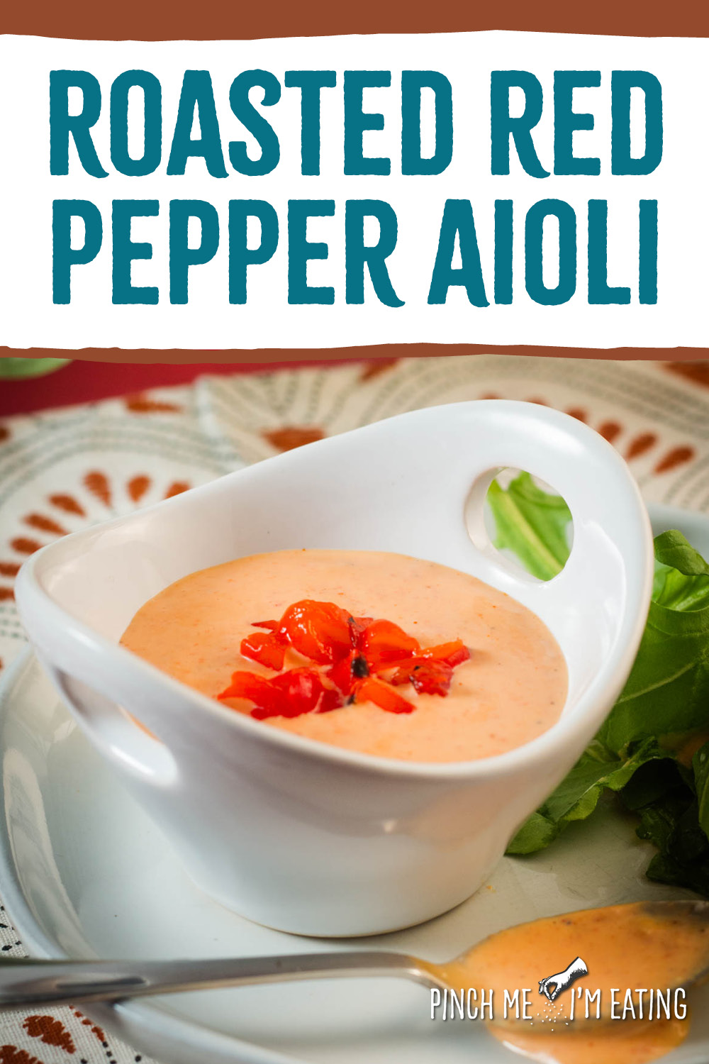 Easy Roasted Red Pepper Aioli Recipe with Garlic