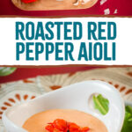 Easy Roasted Red Pepper Aioli Recipe with Garlic