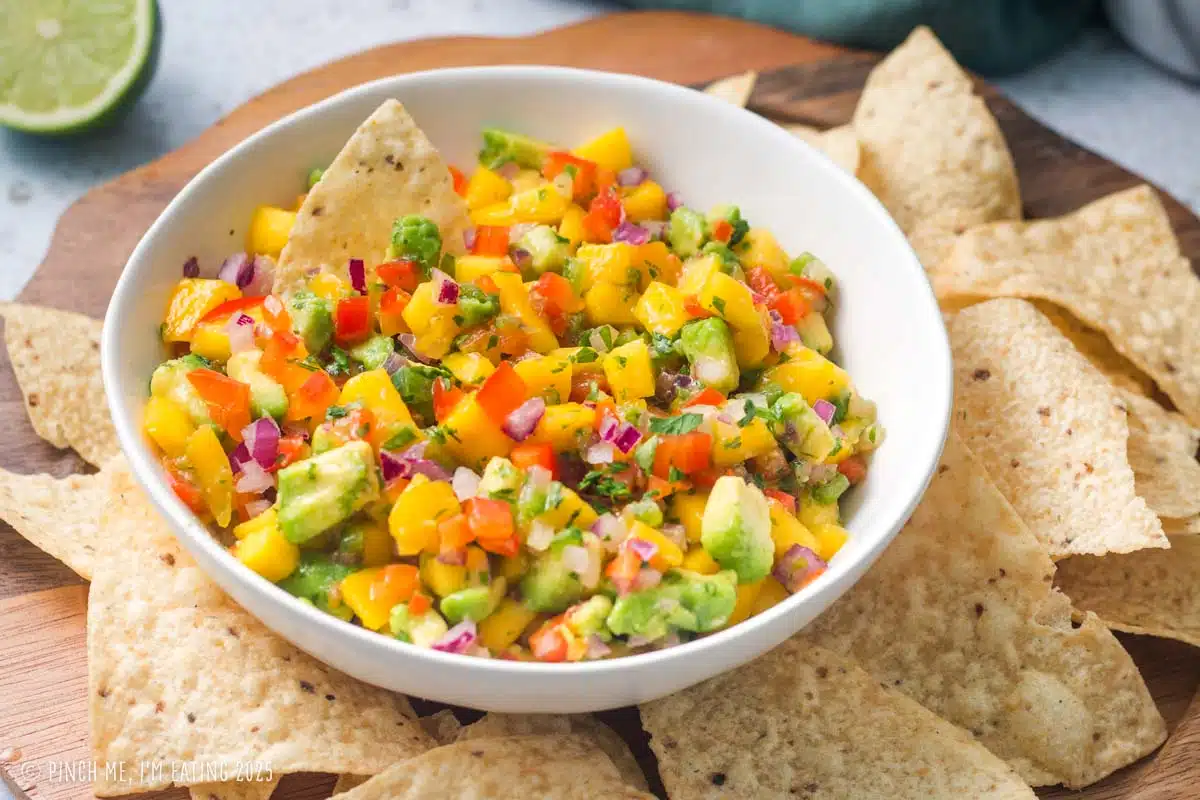 Fresh Mango Salsa (Perfect for Fish, Tacos or Chips!)